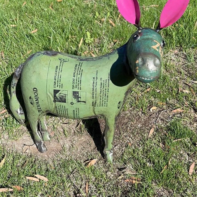 Donkey Yard Art - Etsy