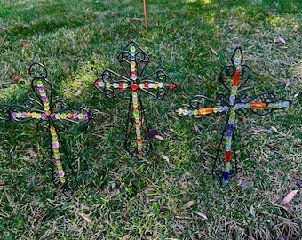 Bead Tree Stake Garden Art - Etsy