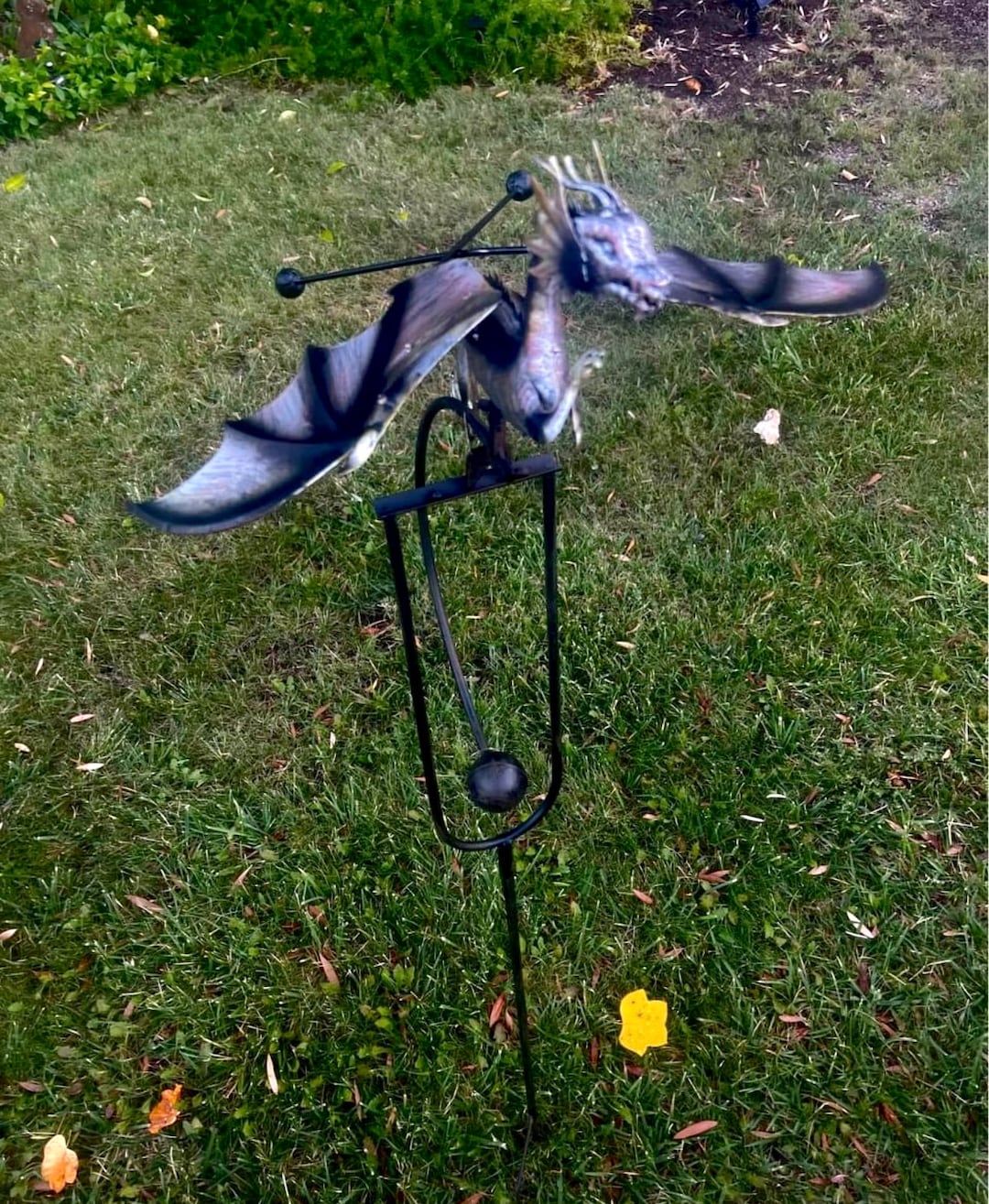 Dragon Kinetic Balancing Garden Art Stake - Etsy