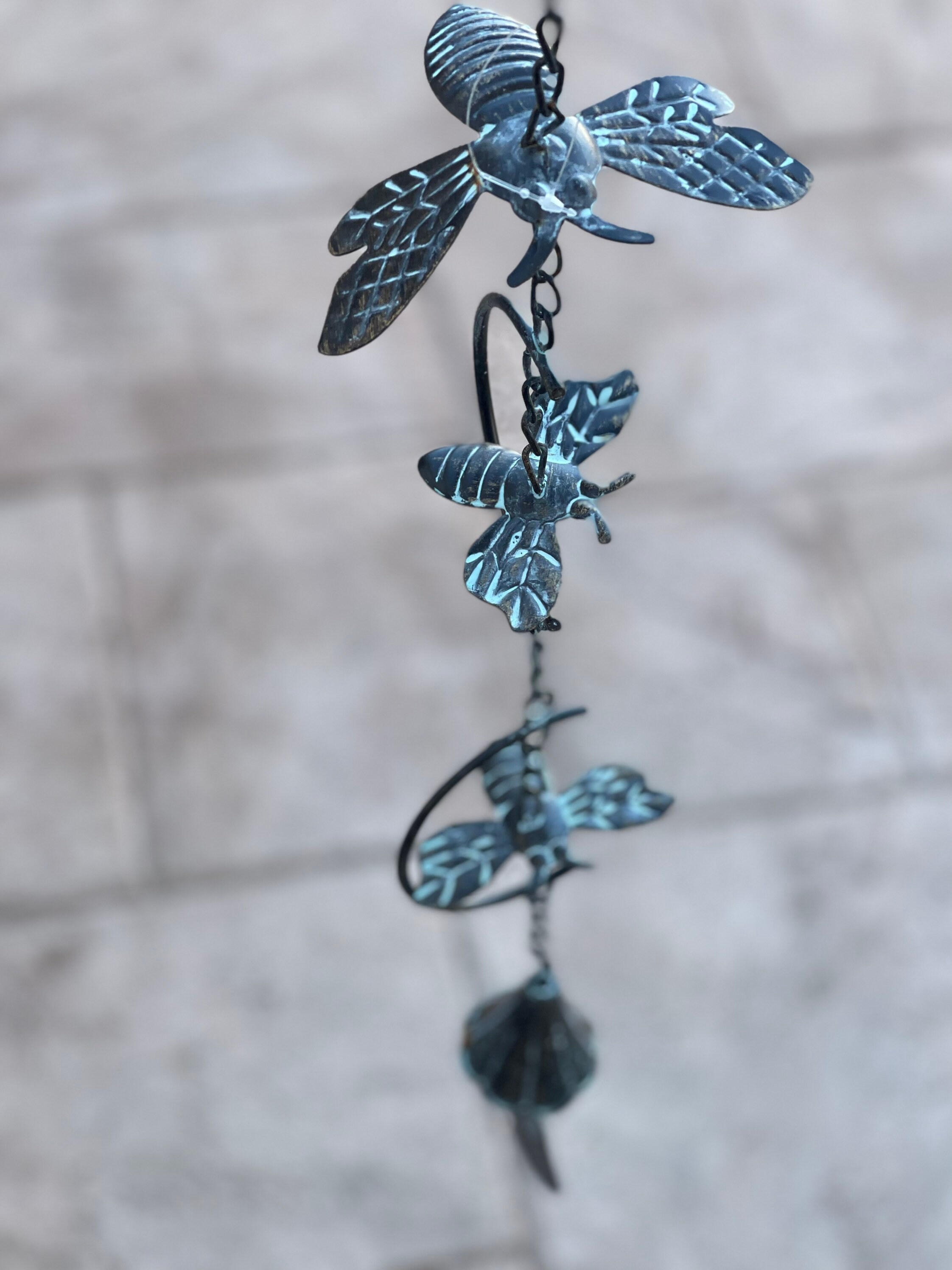 Bee Iron Wind Chime | Etsy