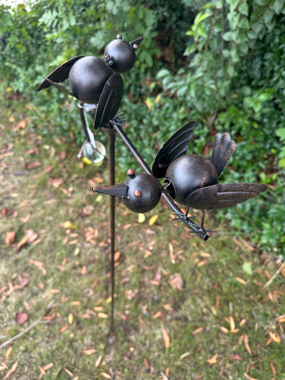 Bird Kinetic Balancing Garden Art - Etsy