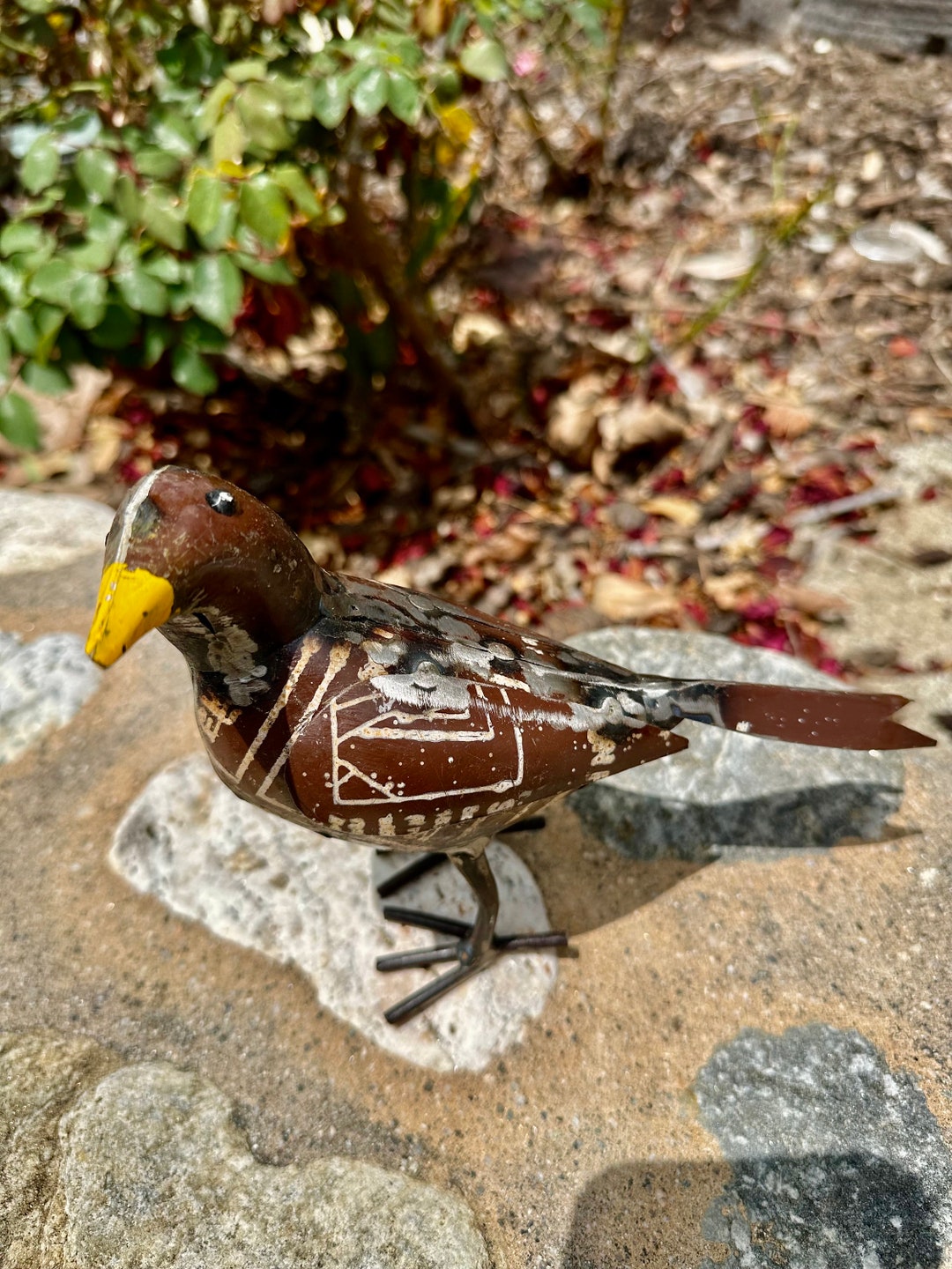 Reclaimed Metal Crow - Etsy