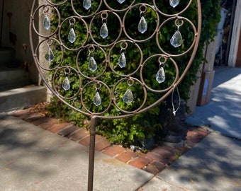 Bead Tree Stake Garden Art - Etsy