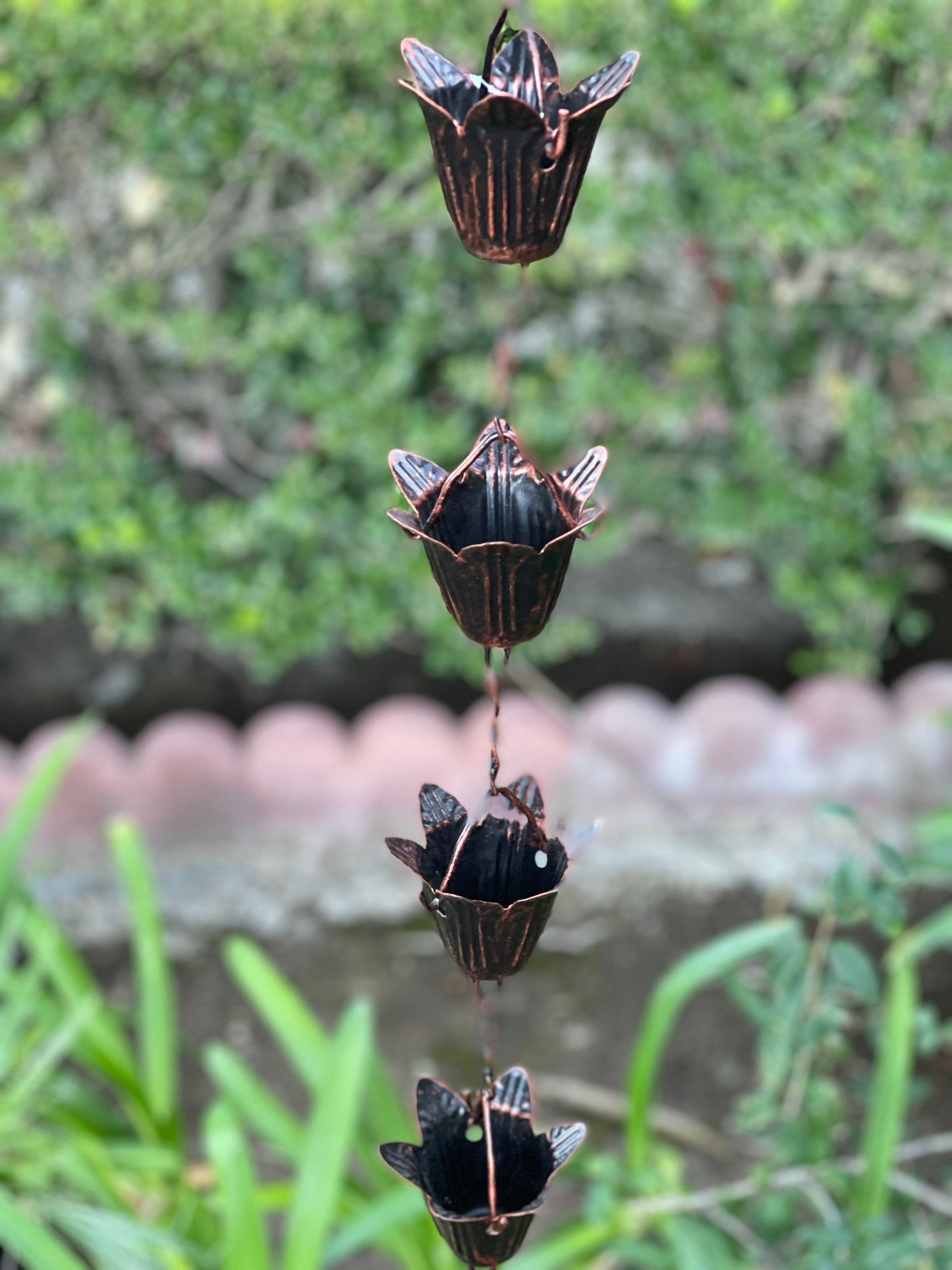 Lotus Flower Rain Chain | Etsy