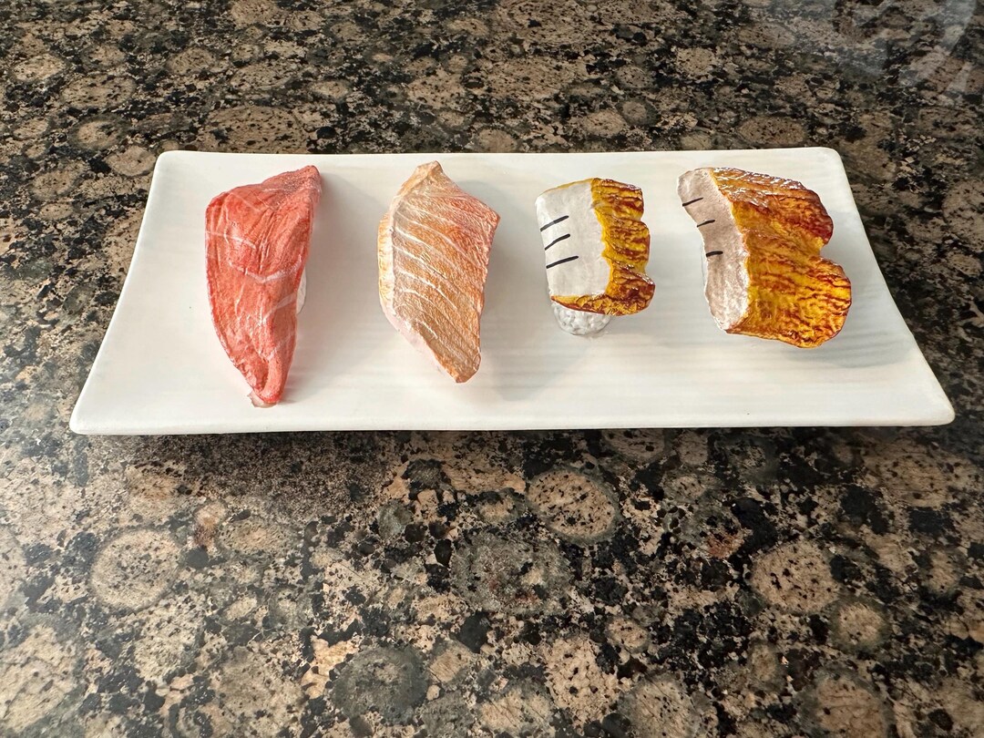 Sushi Plate Decor, Fun Kitchen Decoration - Etsy