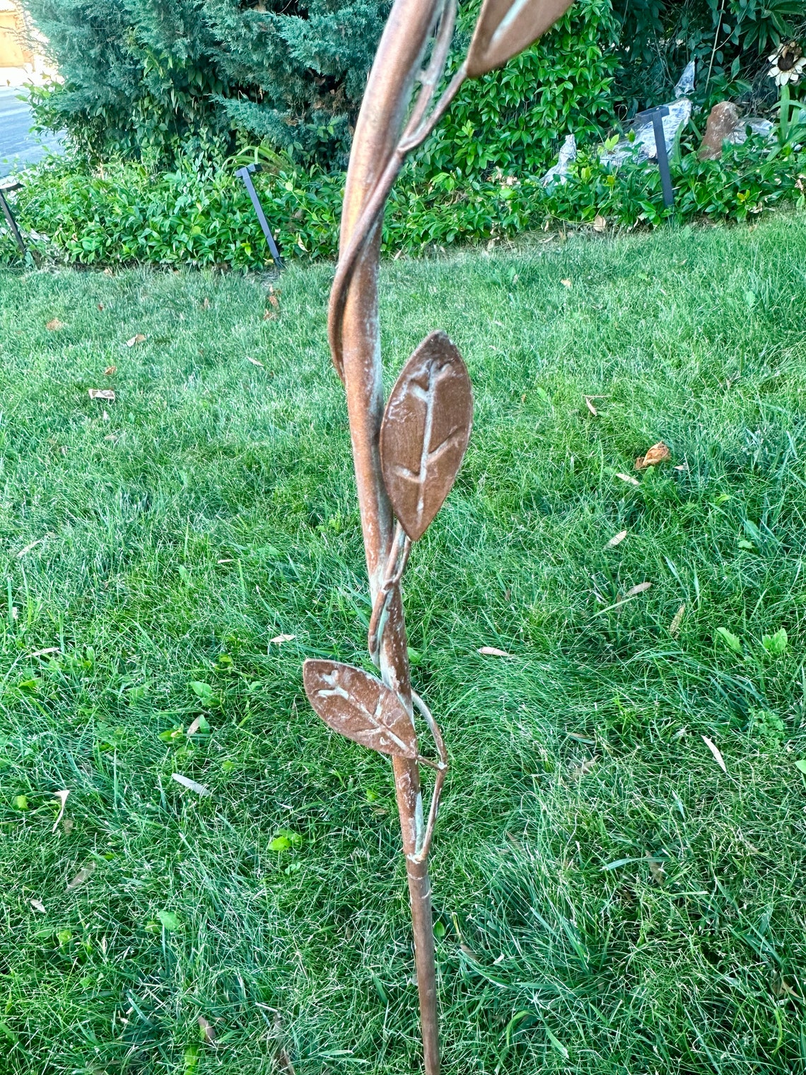 Bell Flowers Chime Stake Garden Art - Etsy