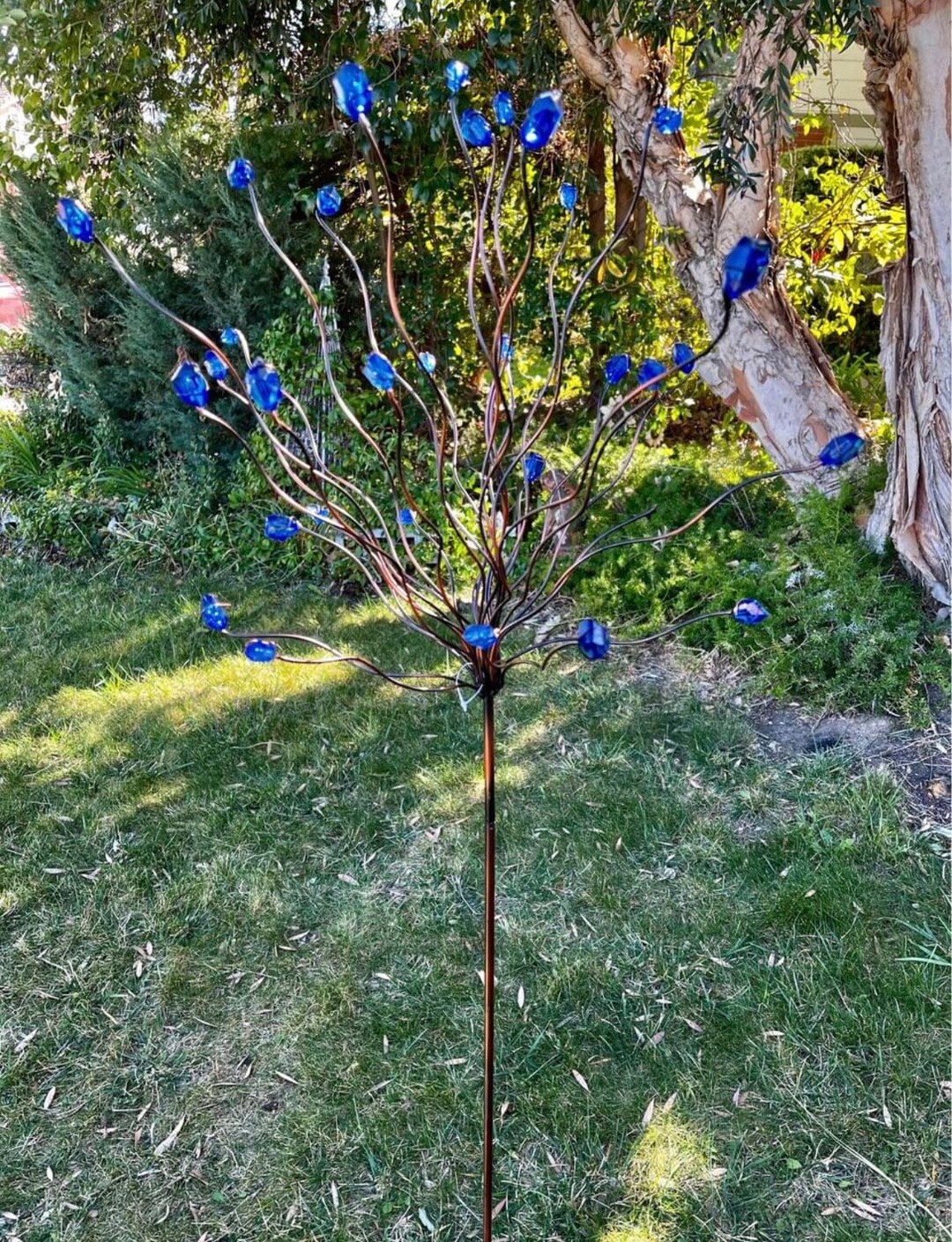 Bead Tree Stake Garden Art - Etsy