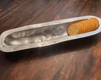 Fleur De Lis Pewter Cracker Holder - Etsy