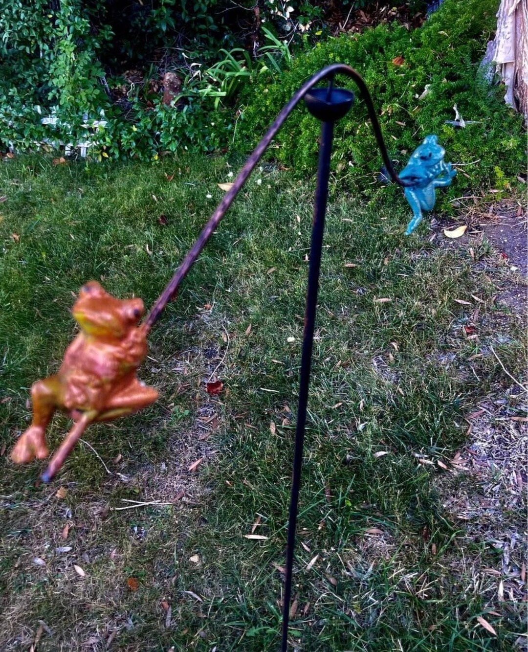 Frog Balancing Kinetic Garden Stake - Etsy