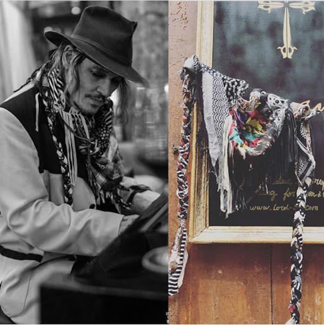 Johnny Depp Lord SM Paris U-jack Scarf - Etsy