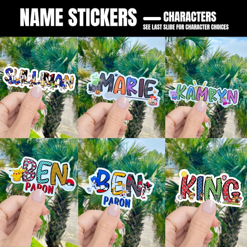 Custom Pokemons Stickers - Etsy