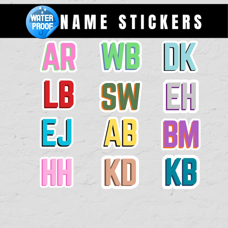 Monogram Decal - Etsy