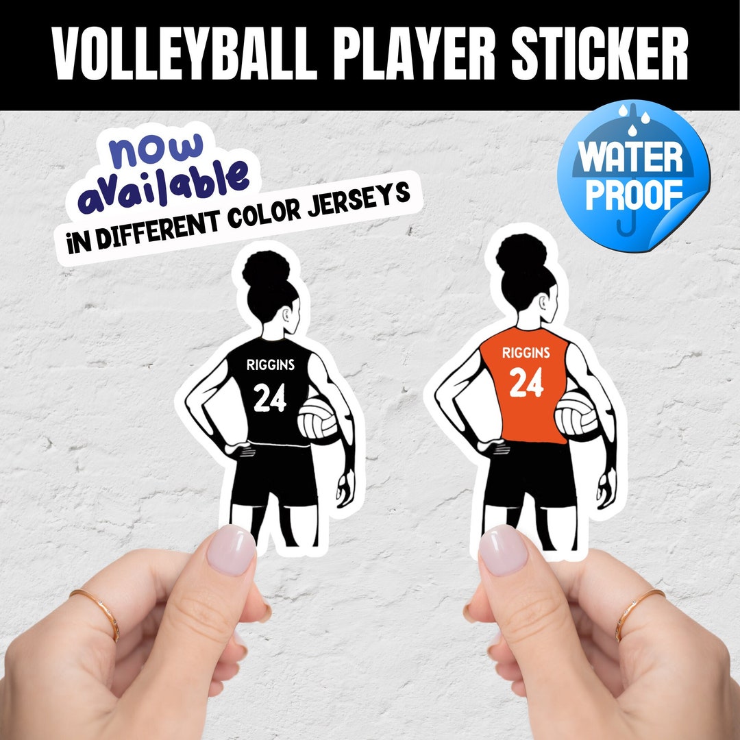 Volleyball Decal | Volleyball Player Decal | Volleyball Sticker | Car ...