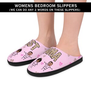 Comfy Slippers With Customized Title or Name - Birthday Gift - Mom Gift ...