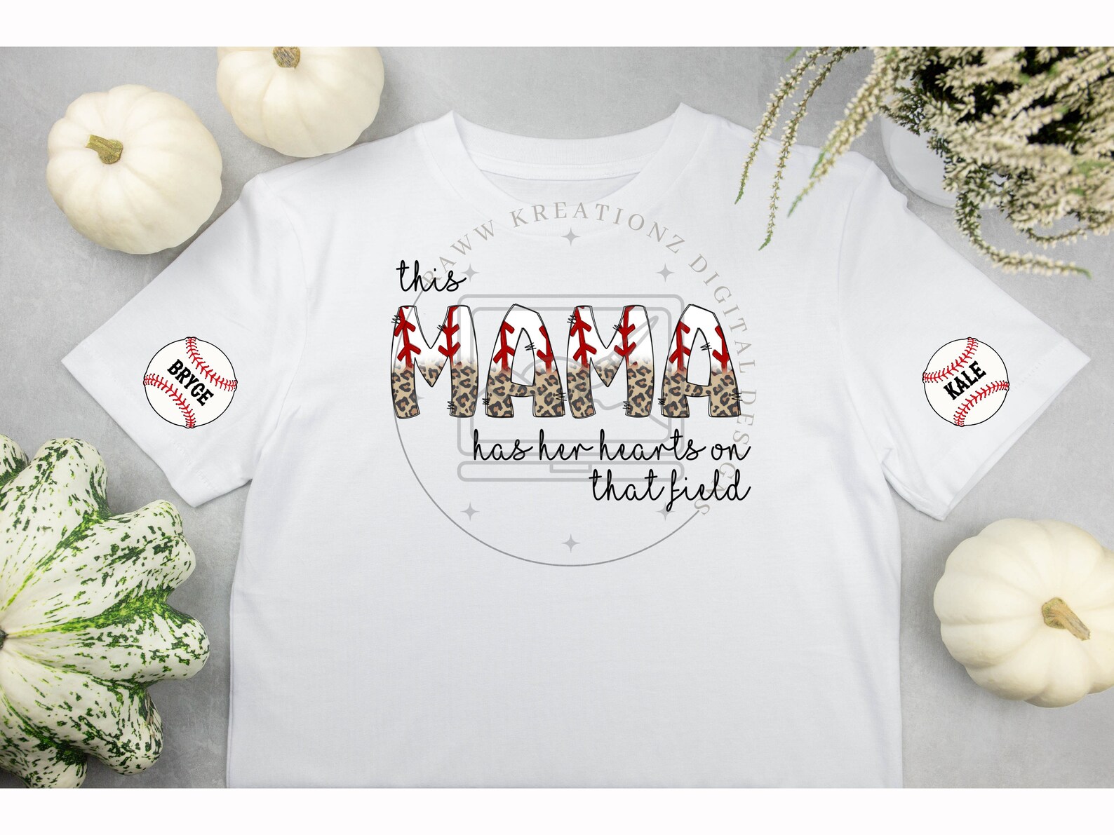 BASEBALL Png This MAMA Wears Her Heart on Her Sleeve PNG - Etsy