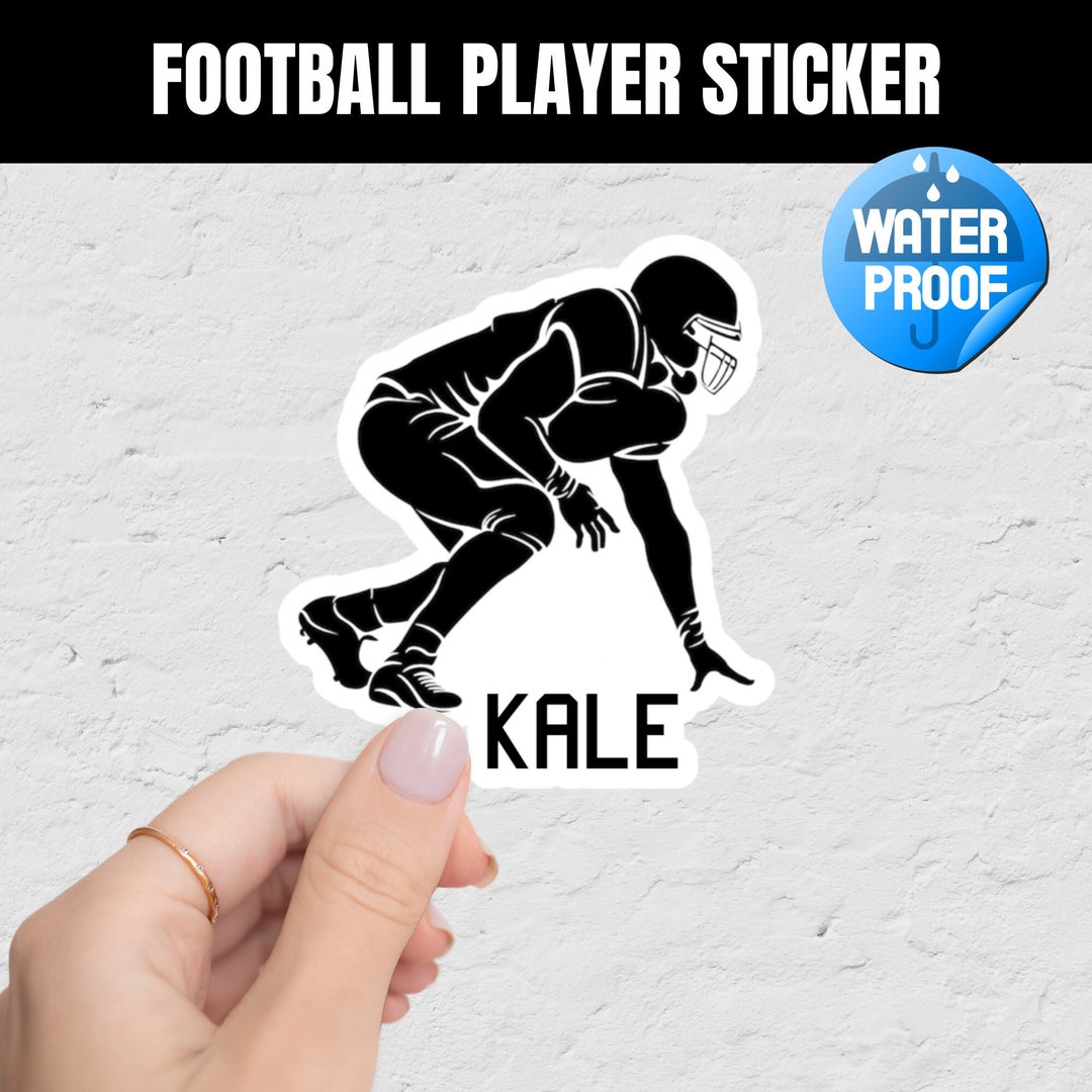 Football Decal | Football Player Decal | Personalized Football ...