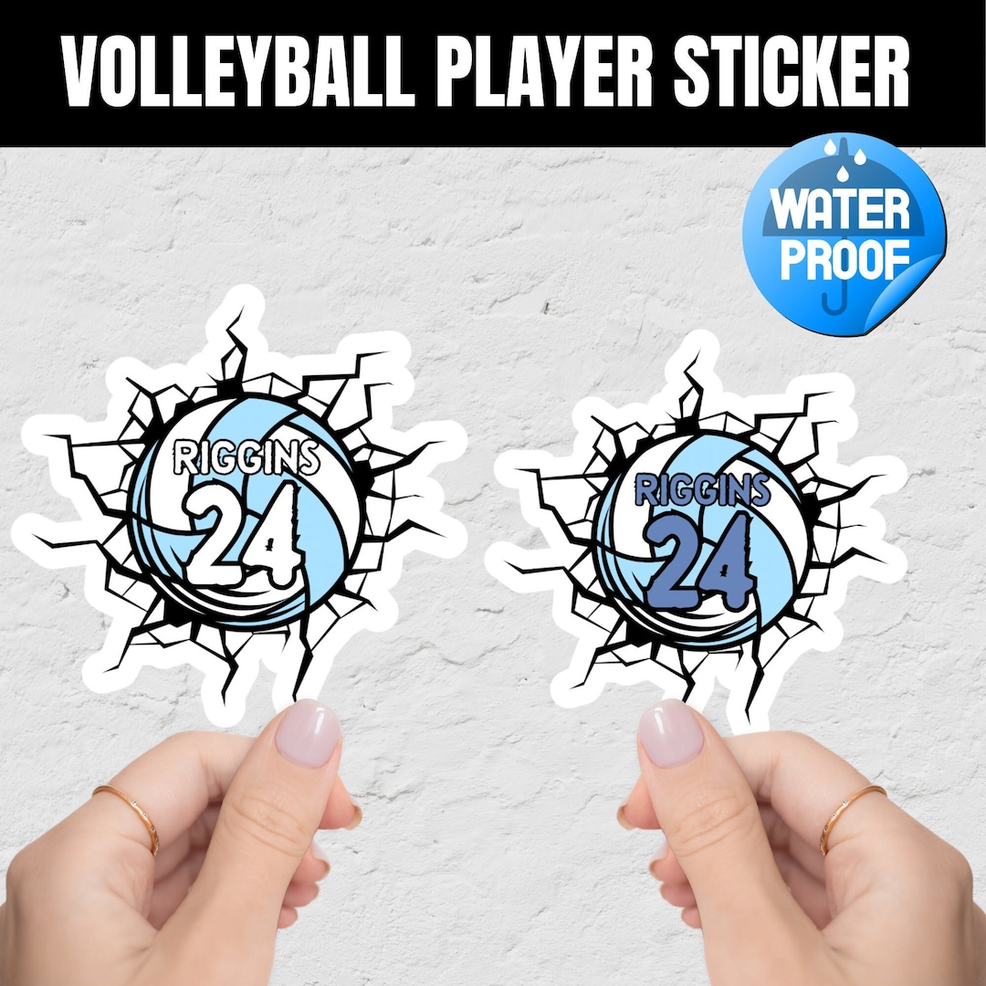 Volleyball Decal | Volleyball Player Decal | Volleyball Sticker | Car ...