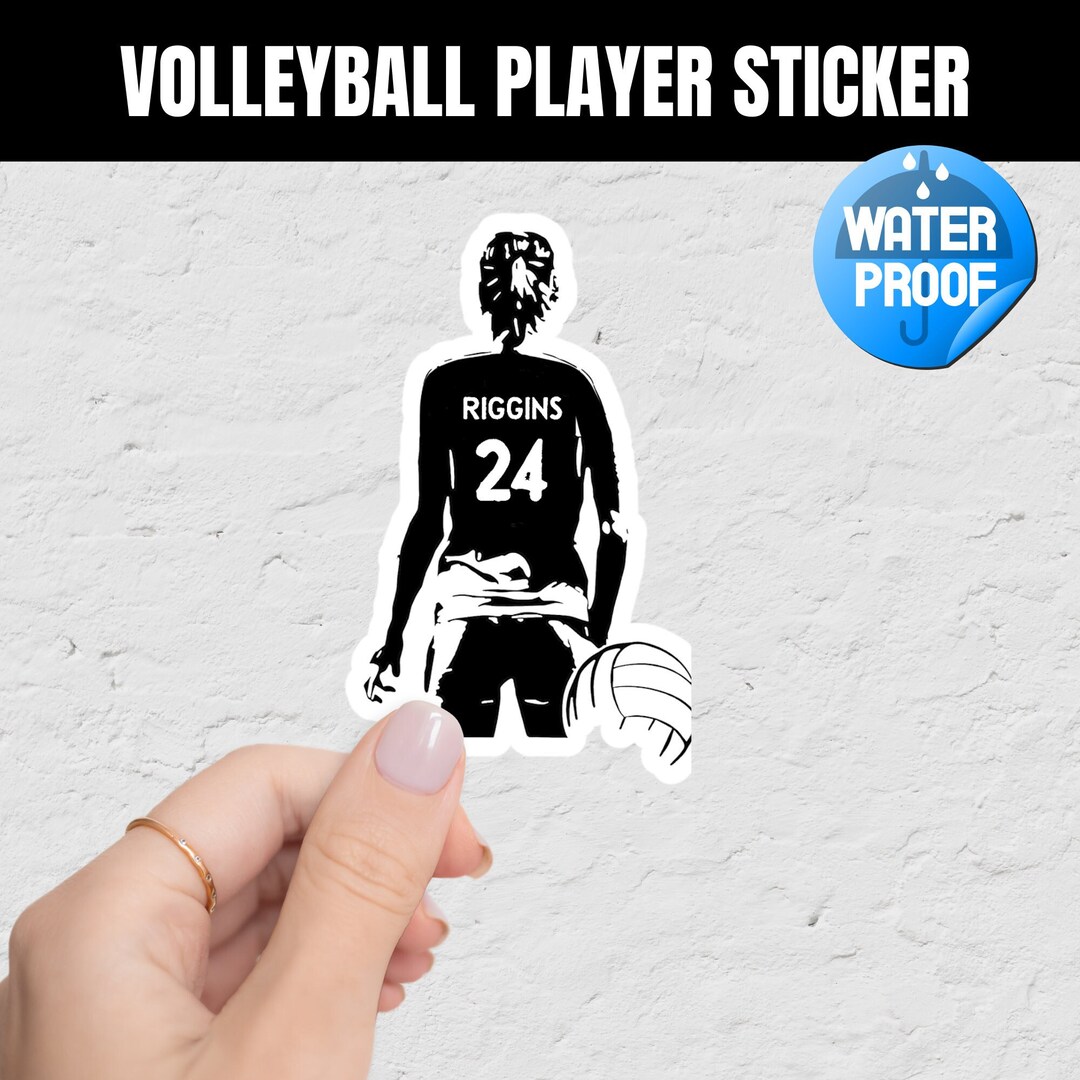 Volleyball Decal | Volleyball Player Decal | Volleyball Sticker | Car ...