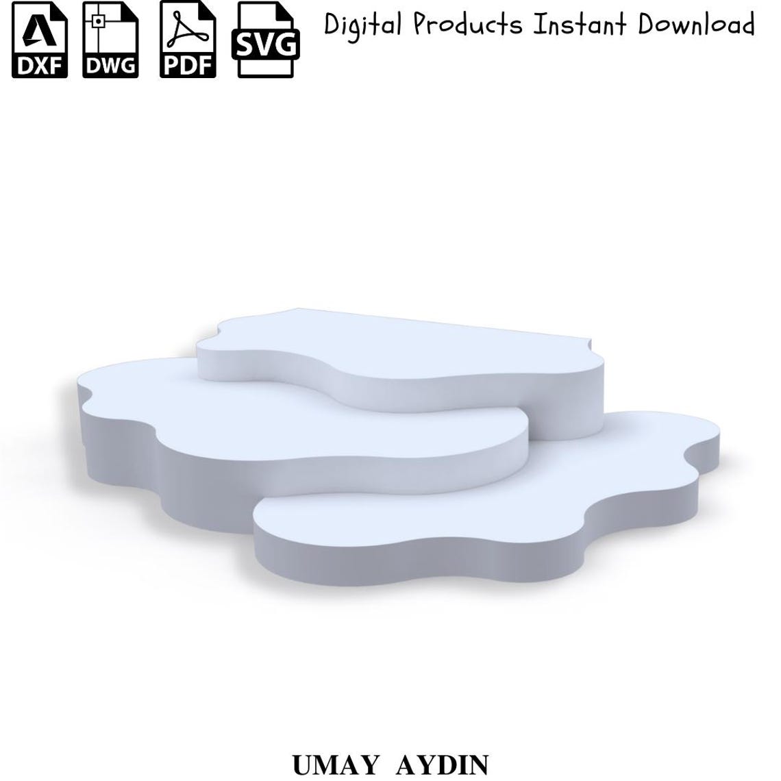 Wedding Podium Stage CNC Plans: Wavy Podium - DIY Digital Download - Etsy