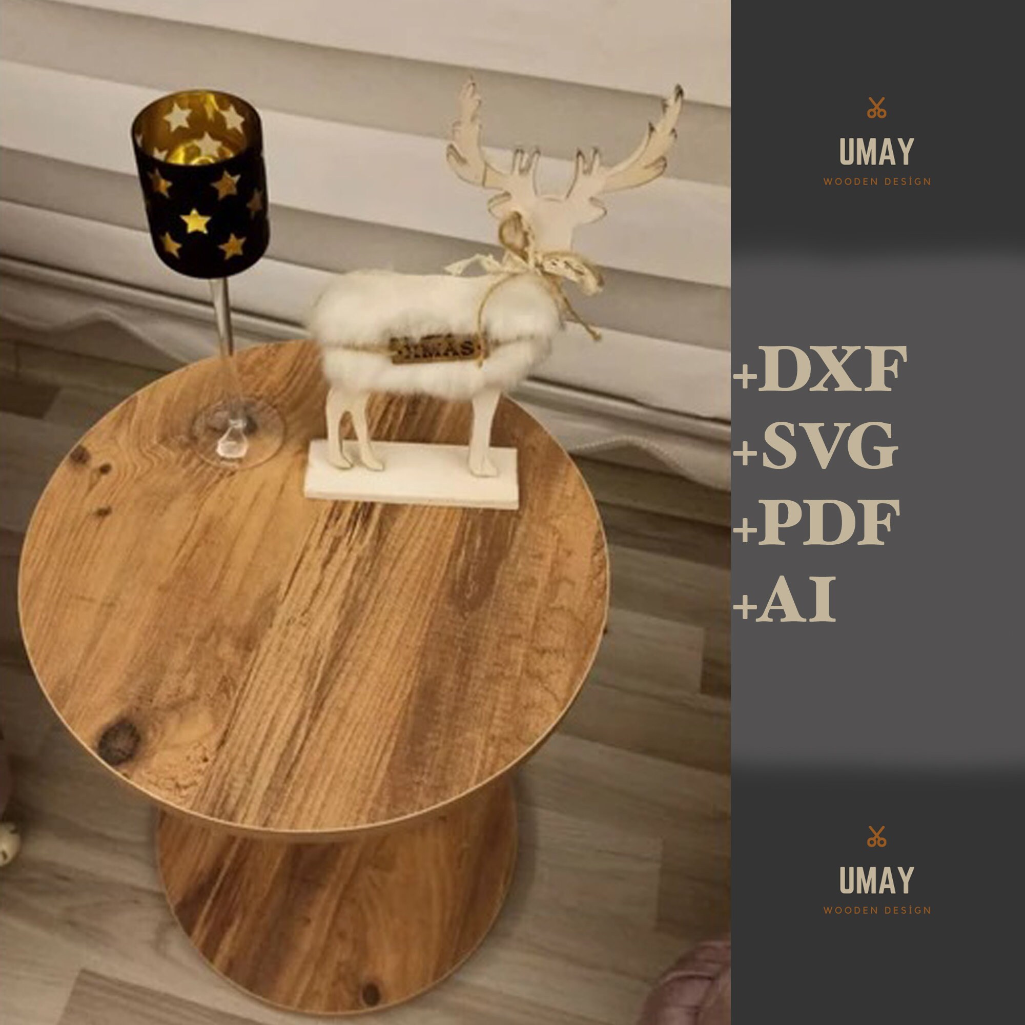 Parametric Coffee Table CNC Cutting DXF Files Vector Files | Etsy Australia