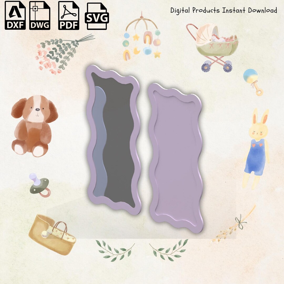 Wavy Backdrop Design, DIY Wedding & Event Decor - DXF, Svg Templates ...