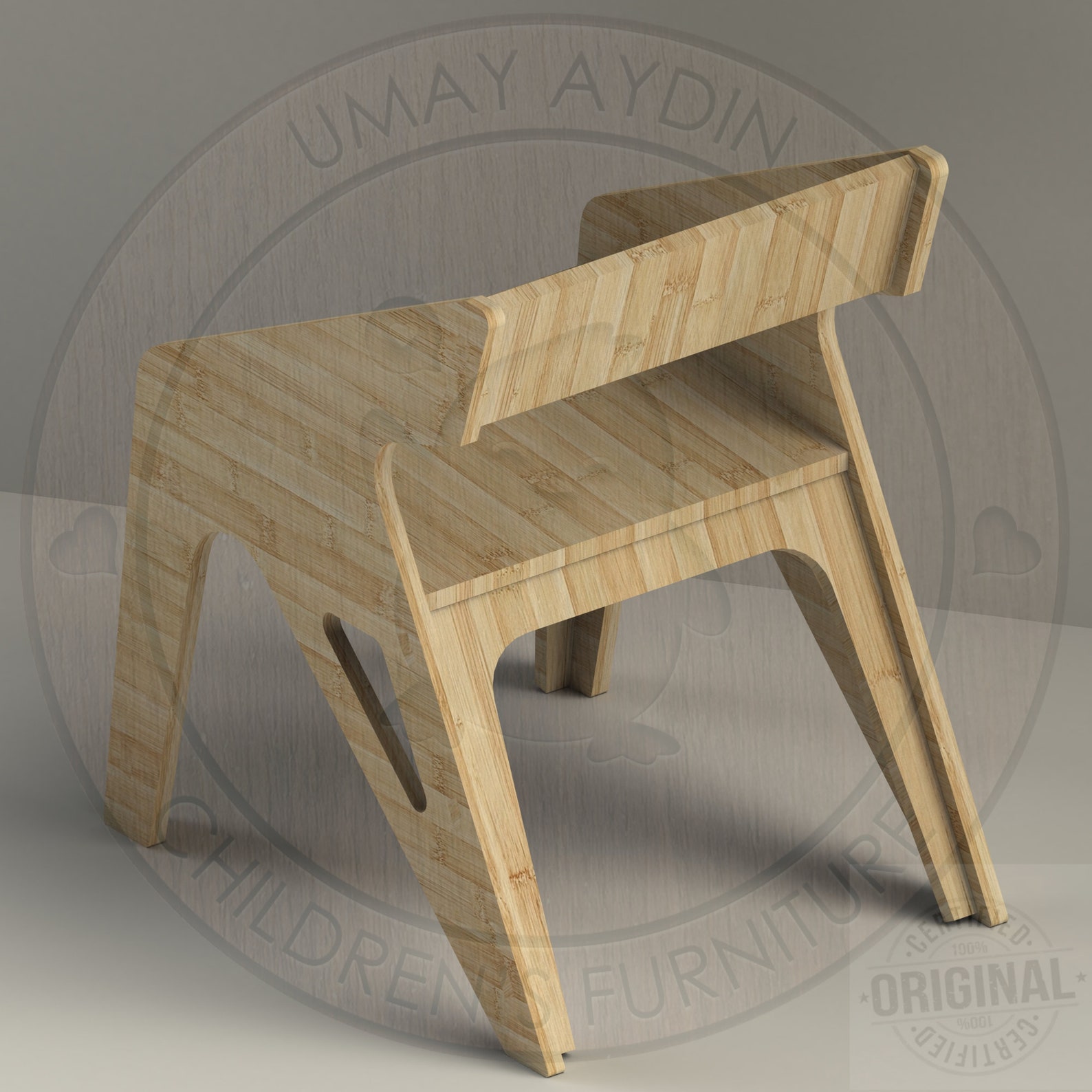 Modern Chair Design, Modern Dining Chair Plans, Minimalism Chair, Cnc ...
