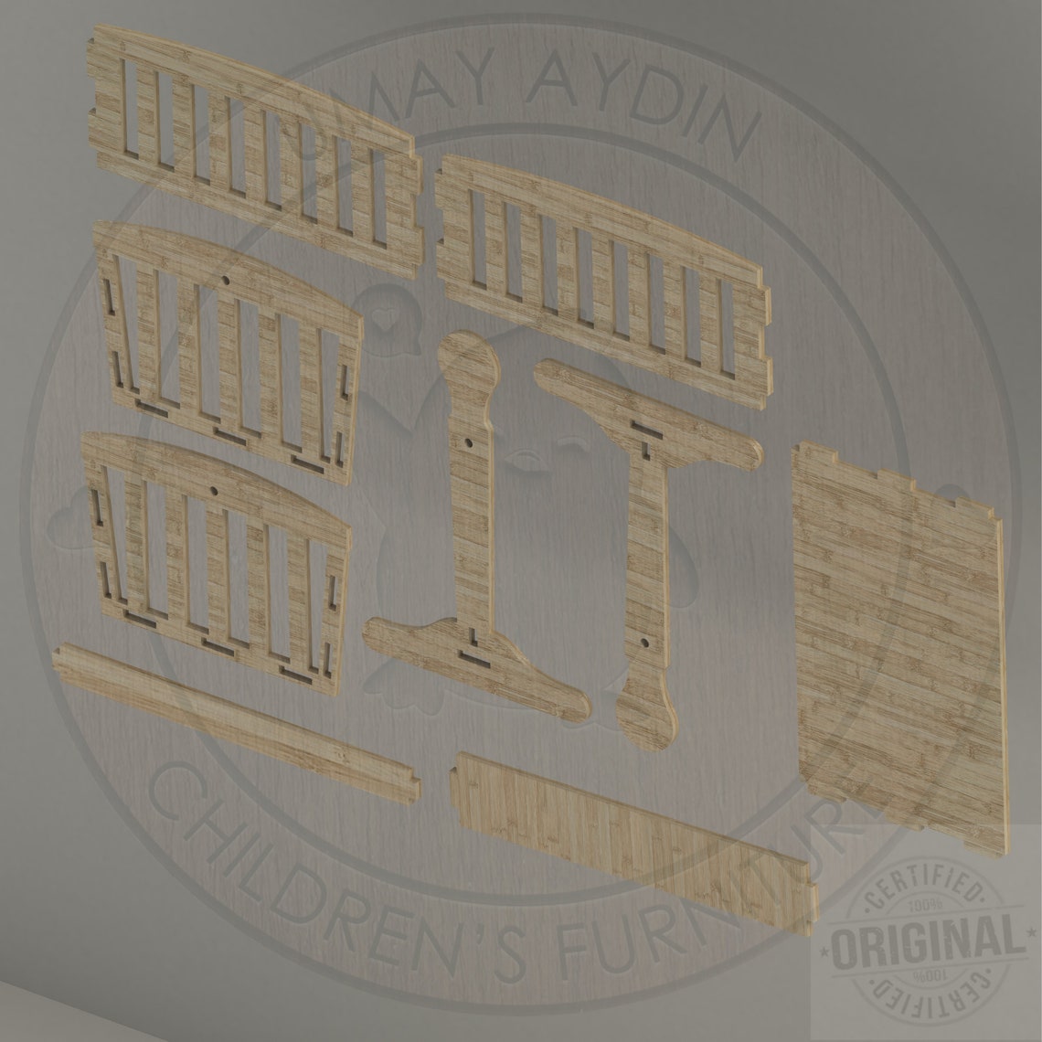 Doll Cradle, Baby Doll Cradle, Little Toy Cradle Vector File, Plywood ...