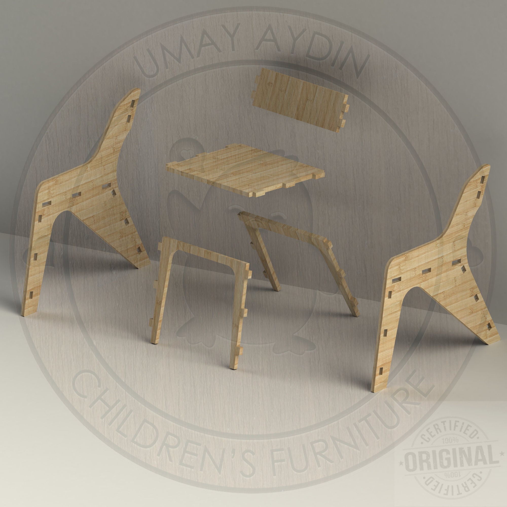 Modern Chair Design, Modern Dining Chair Plans, Minimalism Chair, Cnc ...