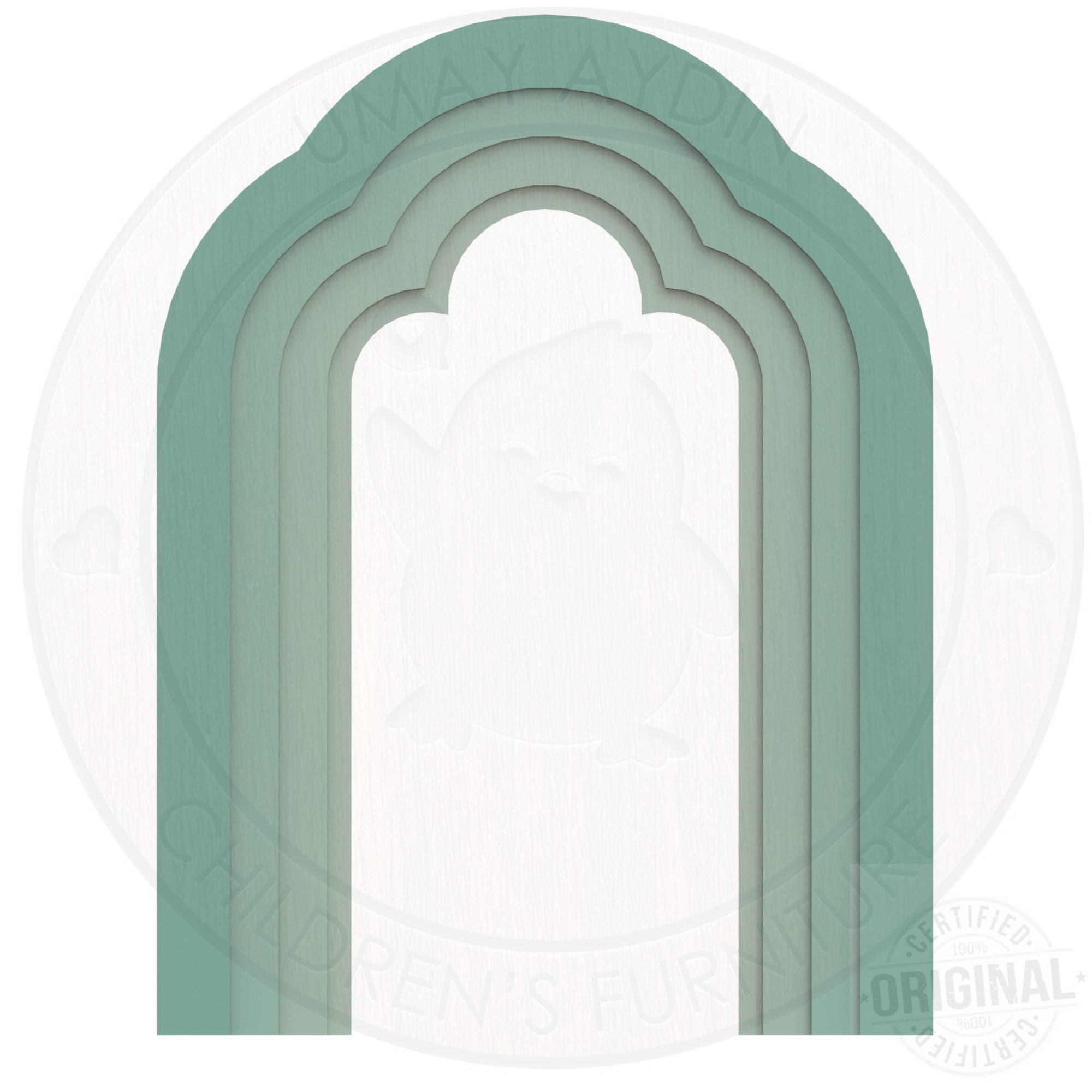 Sinbad Backdrop CNC File: Ripple Arch Template (digital Download) - Etsy