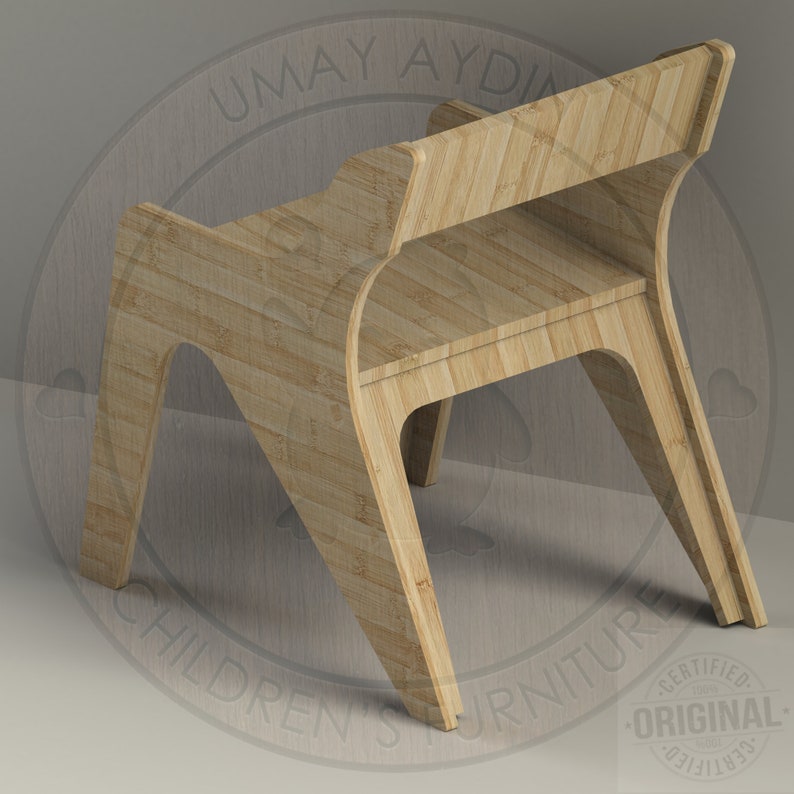 Modern Chair Design, Modern Dining Chair Plans, Minimalism Chair, Cnc ...