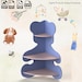Bear-shaped Corner Bookshelf: CNC Furniture Plan - Kids' Room Storage ...
