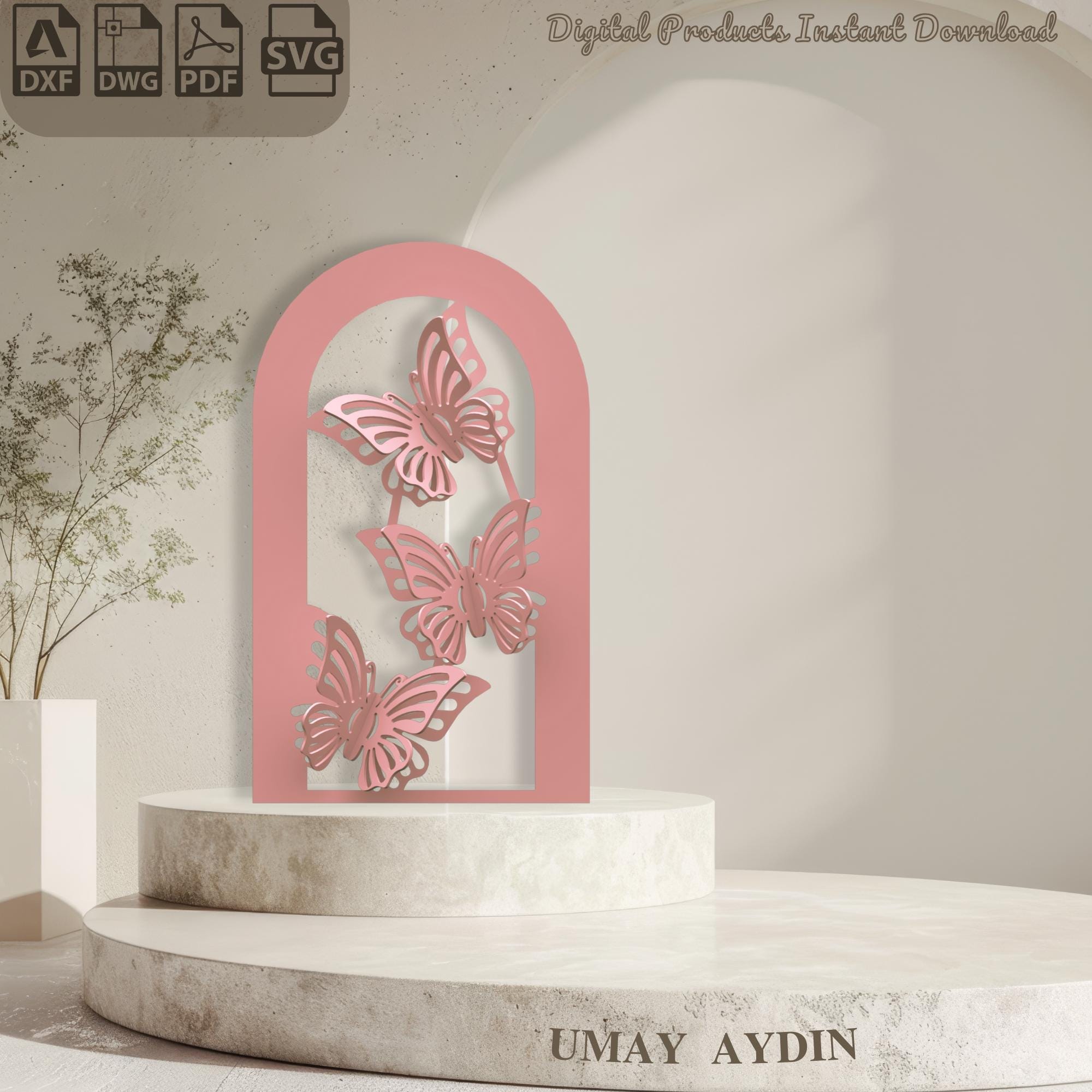 Printable Butterfly Arch Backdrop Instructions - Event Decor Plans - Etsy