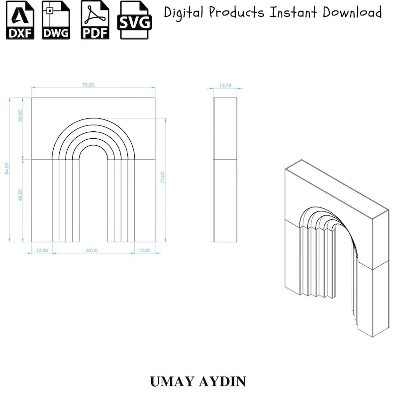 3D Ripple Arch Wedding Backdrop Plans: CNC Files (digital Download) - Etsy