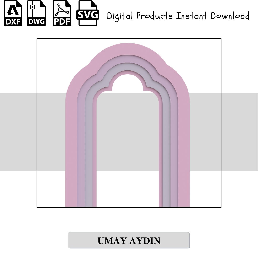 Sindibad Backdrop CNC File: Ripple Arch Template (digital Download) - Etsy