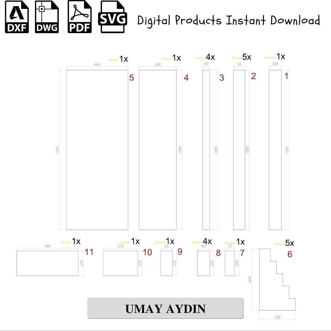 Customizable CNC Backdrop Design: 3D Cut Files, Templates & Vector ...