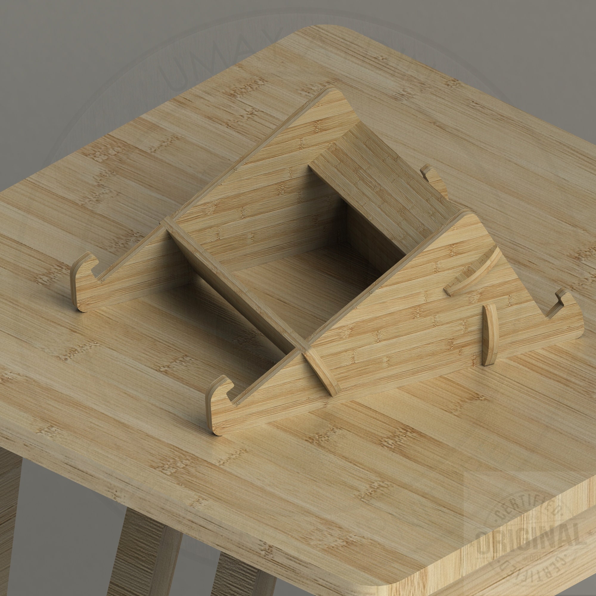 DIY Laser Cut Tablet Stand: SVG & DXF Files for Custom Electronic ...