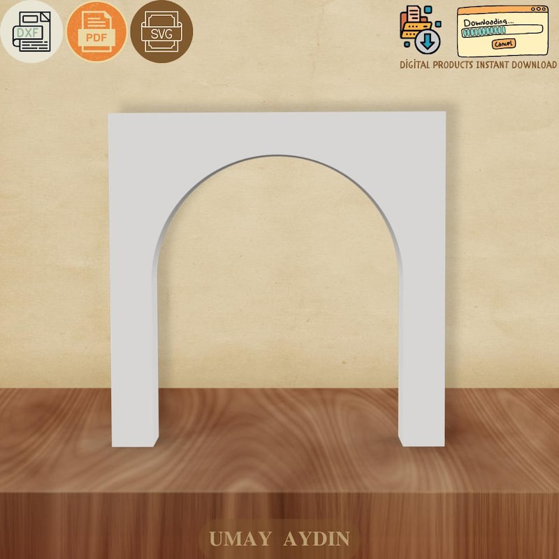 Cnc Backdrop Template - Etsy