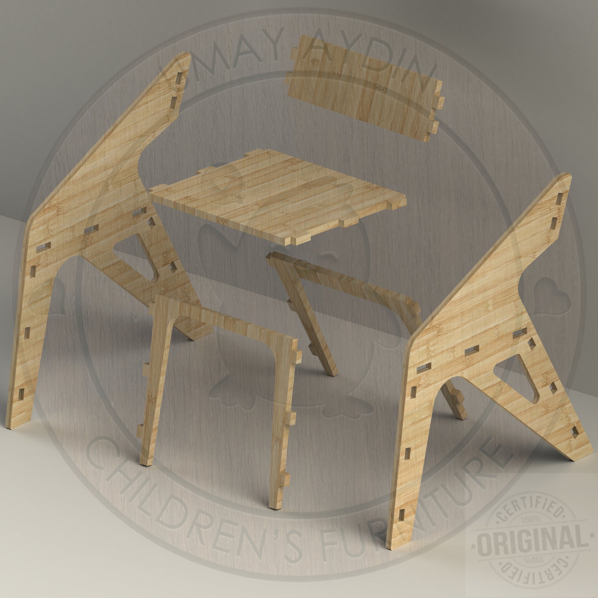 Modern Chair Design, Modern Dining Chair Plans, Minimalism Chair, Cnc ...