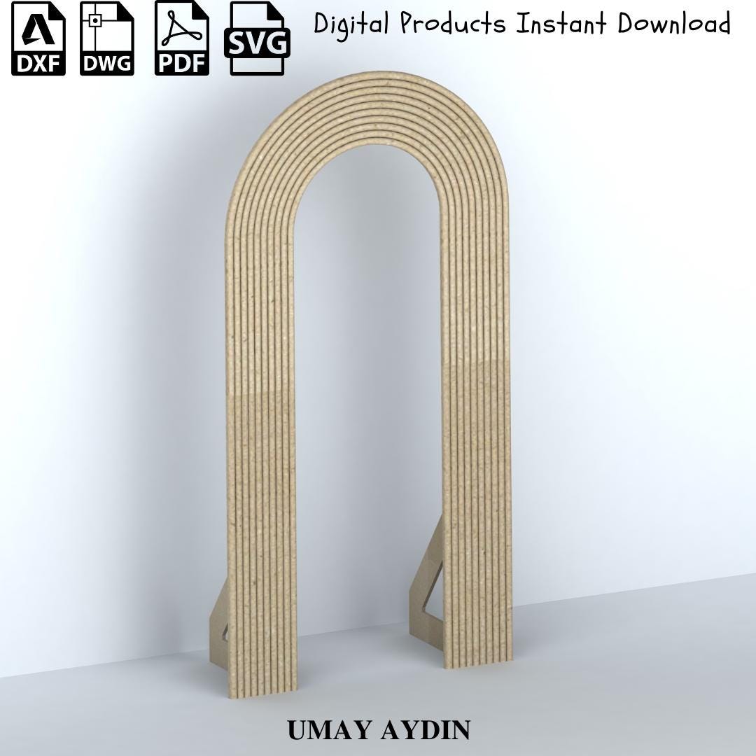 Wedding Ripple Arch CNC Backdrop DXF Template (digital Product) - Etsy