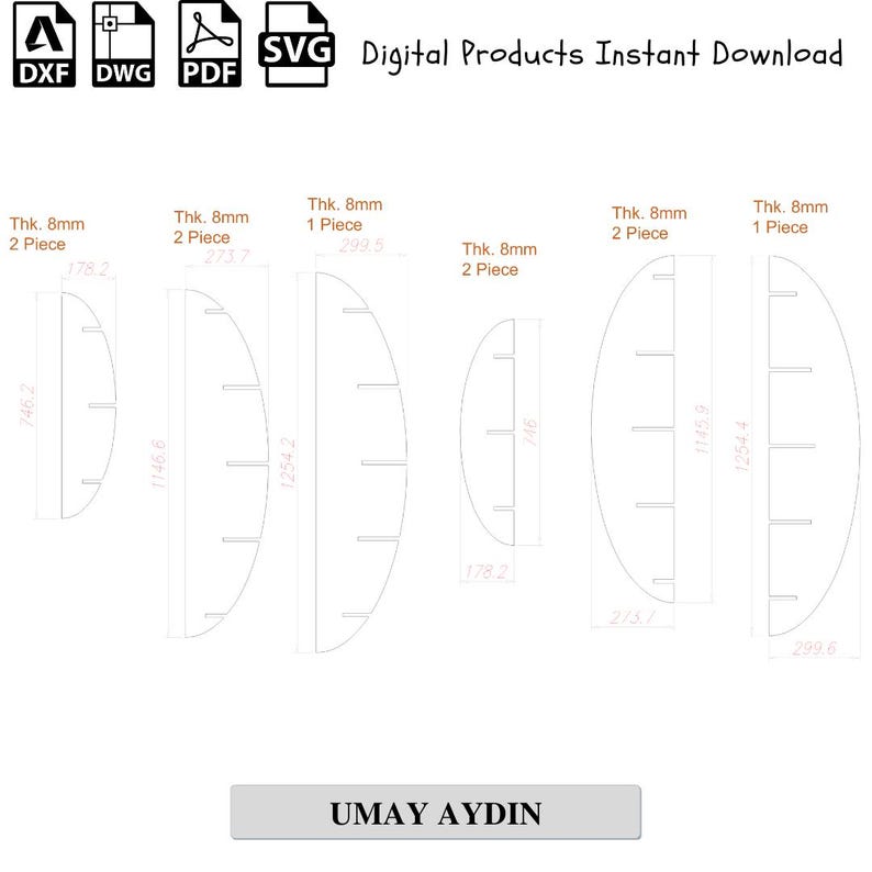 Parametric Waffle Wall Shelf Plans, Wall Bookshelf, Waffle Shelf Plans ...