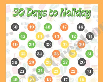 50 Day Countdown - Etsy