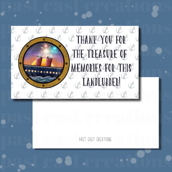 Thank You Cruise Crew Members - Etsy