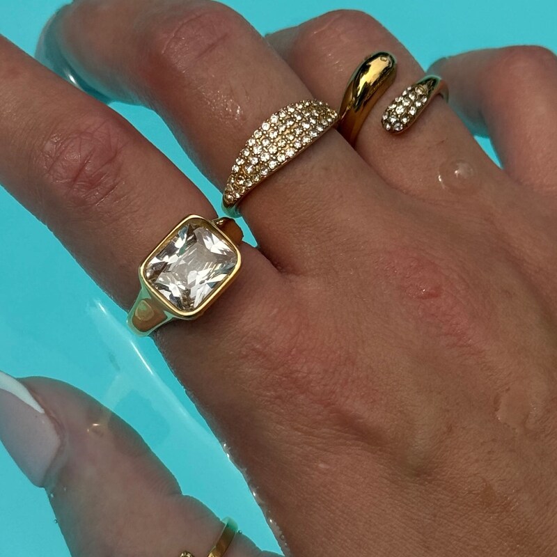 Chunky Gold Ring - Etsy