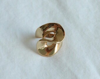 Abstract Gold Ring - Etsy