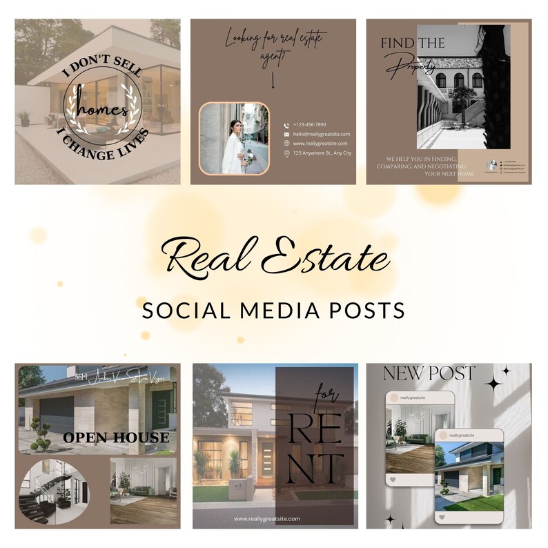Real Estate Social Media Posts, Realtor Post, Real Estate Marketing ...