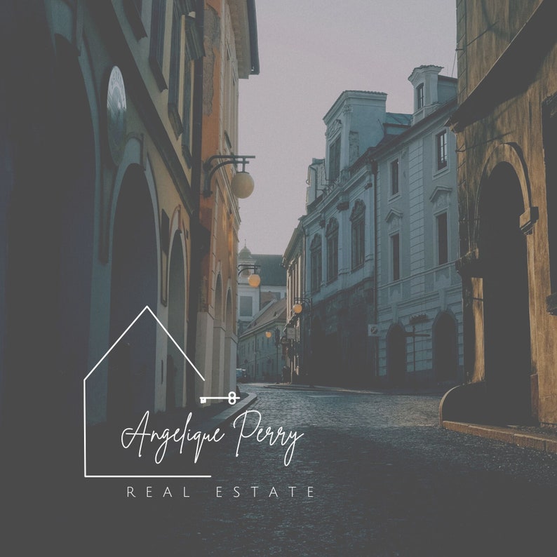 Real Estate Logo, Canva Logo, Interior Design Logo, Premade Logo Design ...