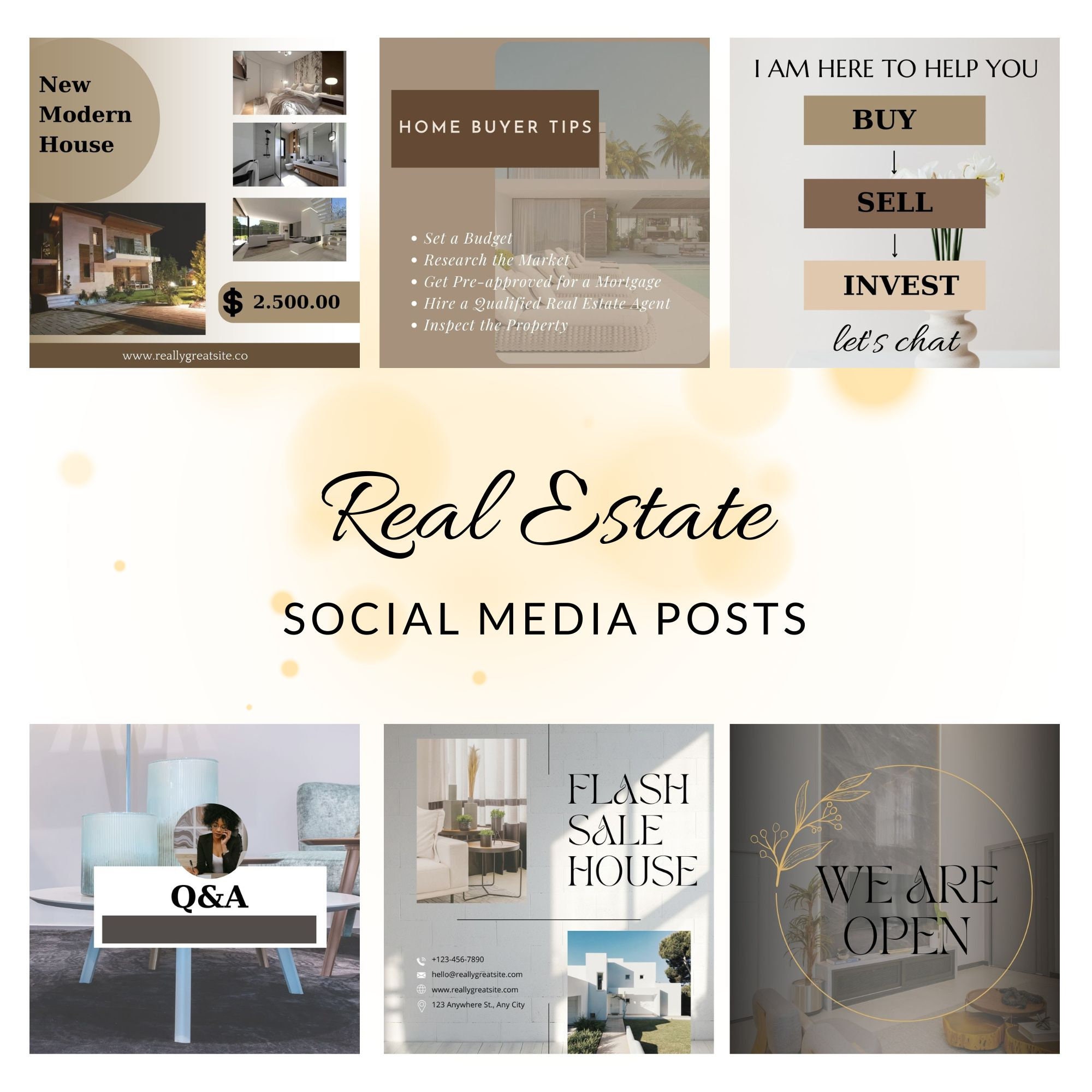 Real Estate Social Media Posts, Realtor Post, Real Estate Marketing ...