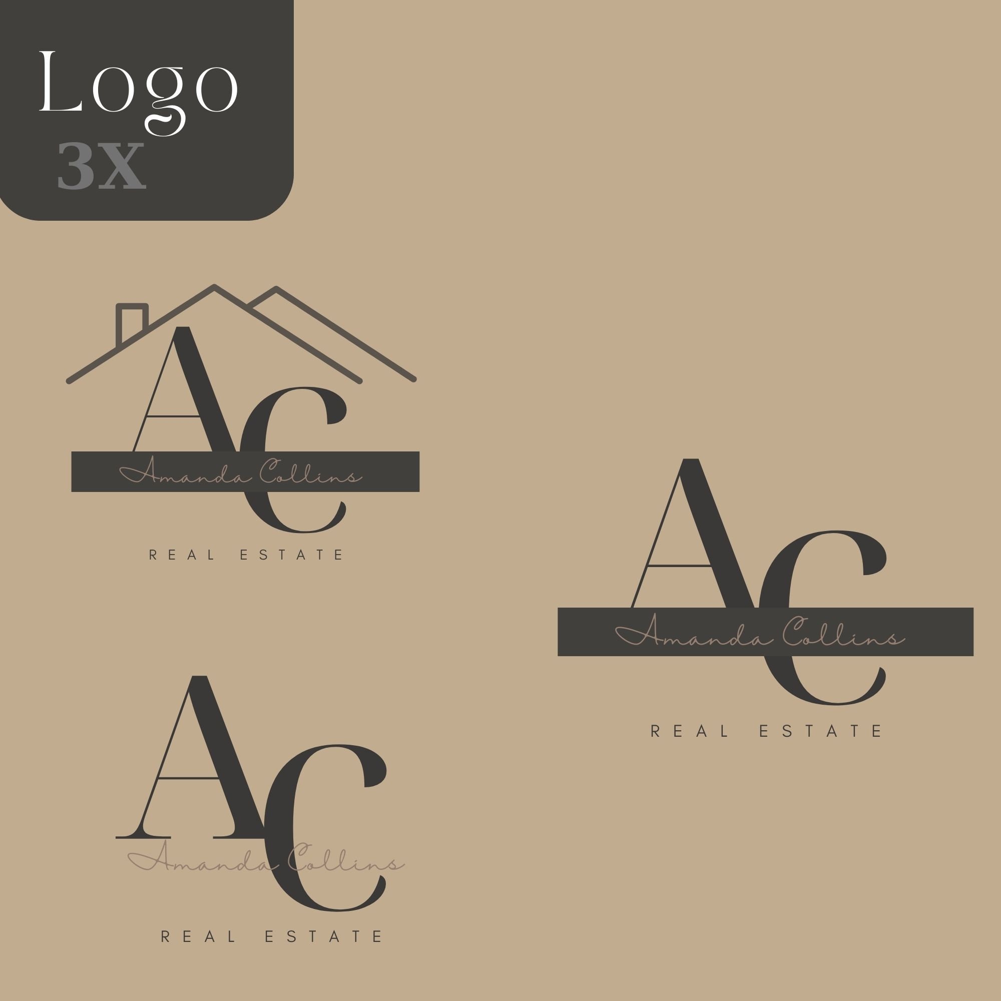 Real Estate Logo, Editable Realtor Logo Design, Real Estate Marketing ...