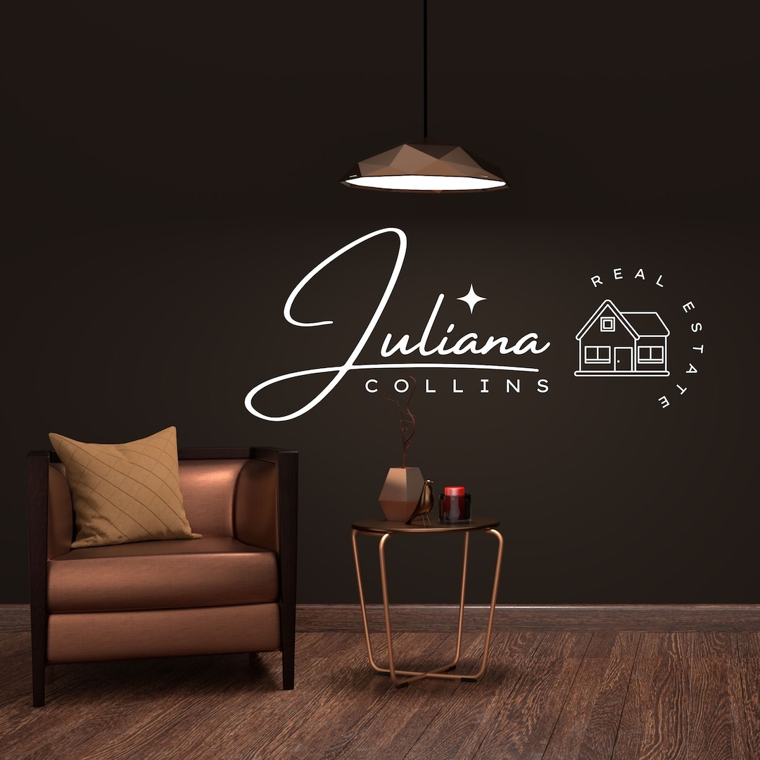 Real Estate Logo, Editable Realtor Logo Design, Real Estate Marketing ...