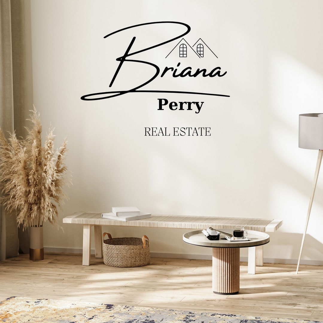 Real Estate Logo, Editable Realtor Logo Design, Real Estate Marketing ...